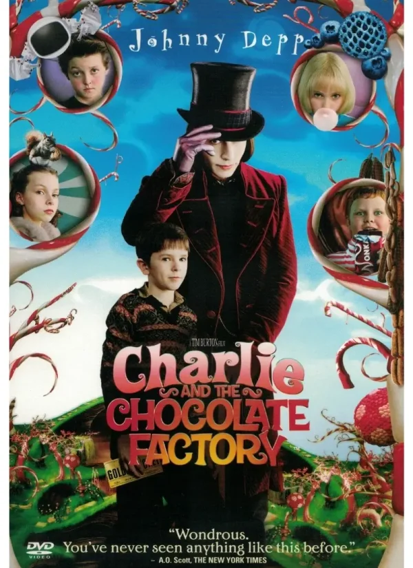 Charlie and the Chocolate Factory (DVD) - Lekker Lees