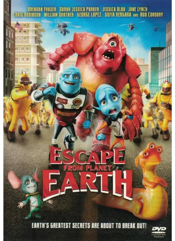 Escape from Planet Earth (DVD) - Lekker Lees
